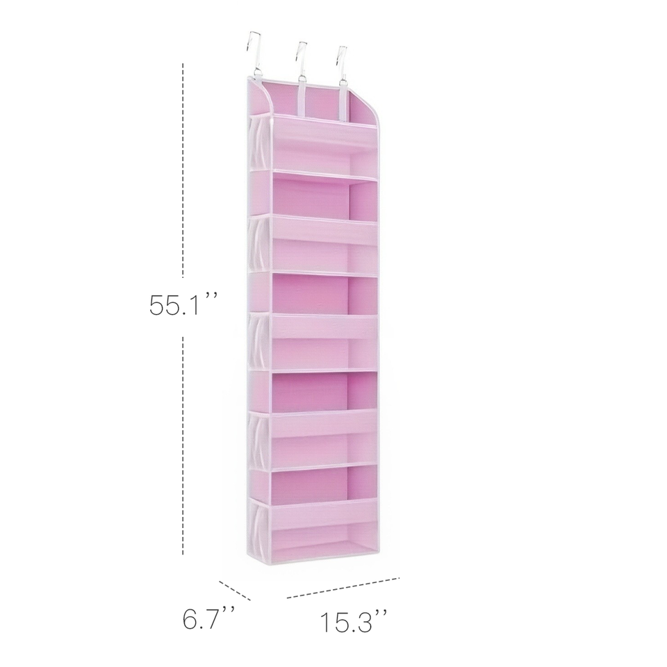 over door organizer hanging storage, 5Shelf Hanging Door Organizer with ...