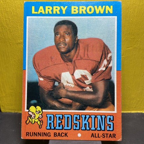 1971 Topps Football #115 Larry Brown EX+ Redskins Kansas State | eBay