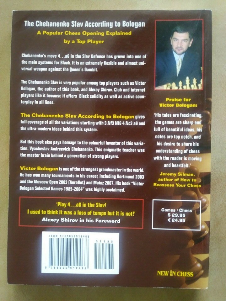 Chebanenko Slav Accord Bologan by Victor Bologan (2008, Trade Paperback ...