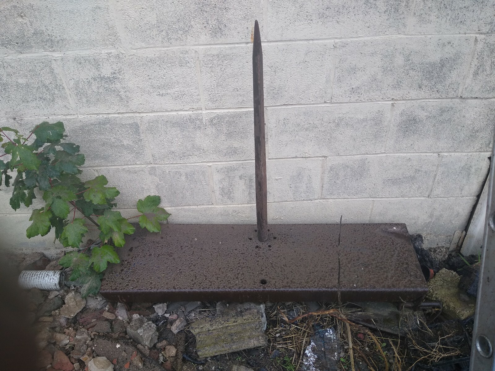 Bale spike headstock, tractor, skid steer, telehandler Digger, grab ...