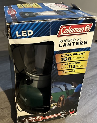 Coleman LED Rugged XL Lantern - CPX 6 Compatible 4D Batteries 350 ...
