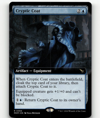 MTG Cryptic Coat (Extended Art) 394 - Murders at Karlov Manor | eBay