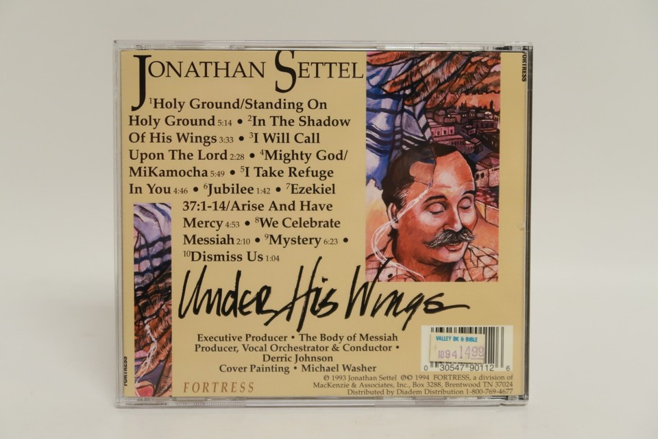 Jonathan Settel Under His Wings A Capella Messianic Praise CD Mint Disc ...