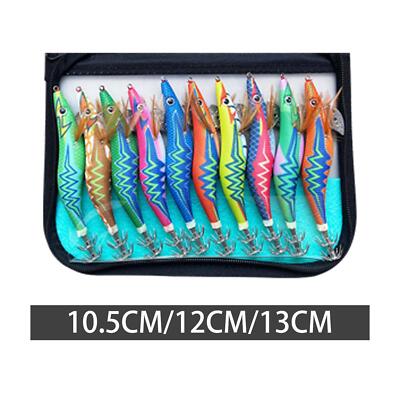 10x Fishing Lures Kit Squid Jig Lures Sinking Lure for Freshwater Equipment | eBay