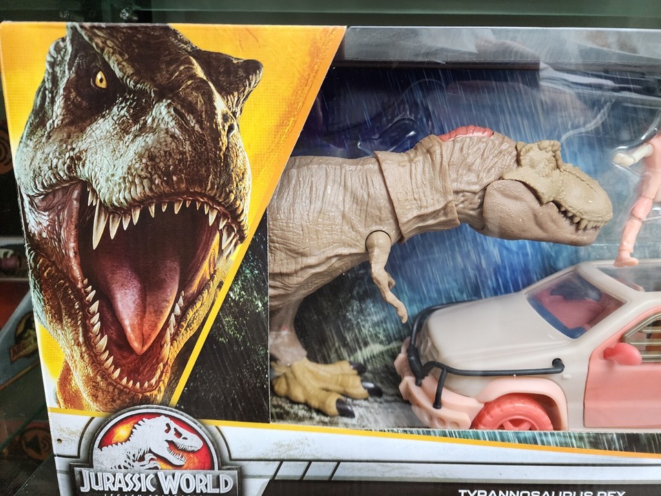 Prototype Jurassic World Tyrannosaurus Rex Ambush Pack Vehicle T-Rex ...
