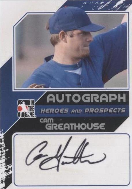 2011 In the Game Heroes and Prospects - Autographs Cam Greathouse #A ...
