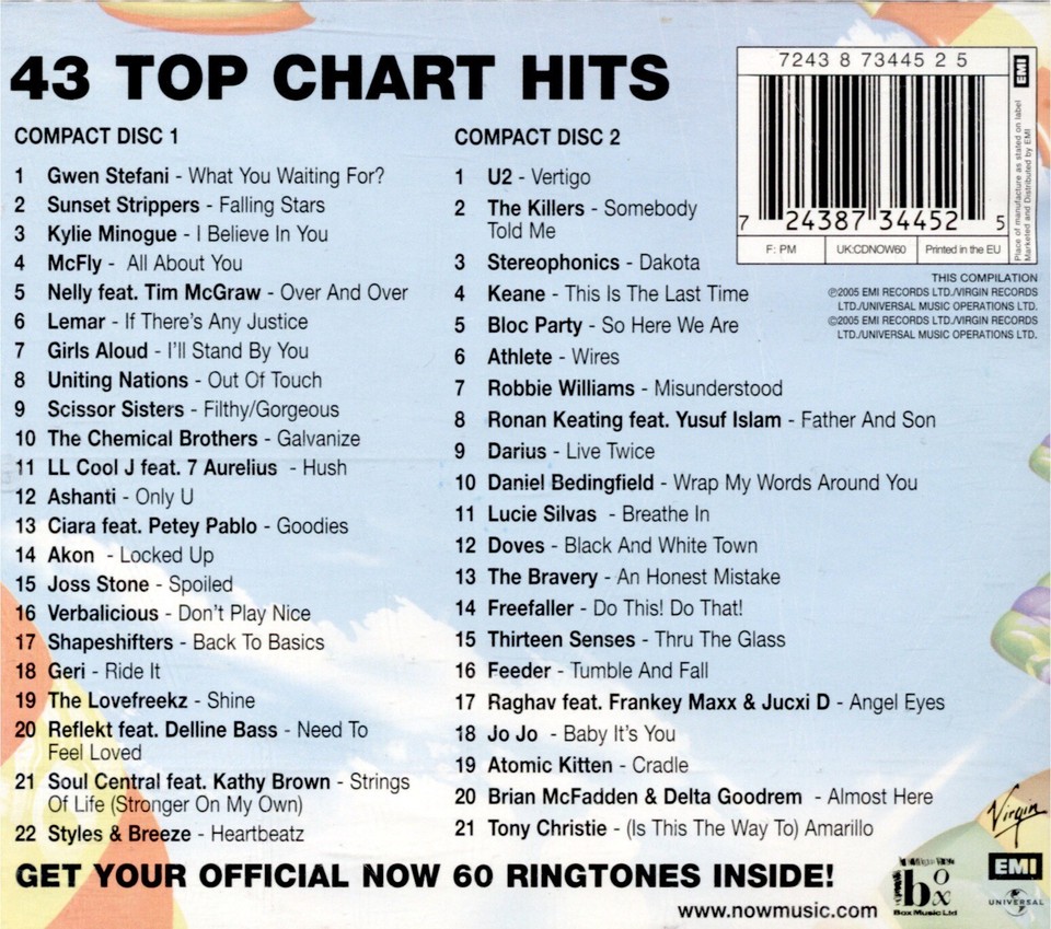 Now That's What I Call Music! 56 2CD | eBay