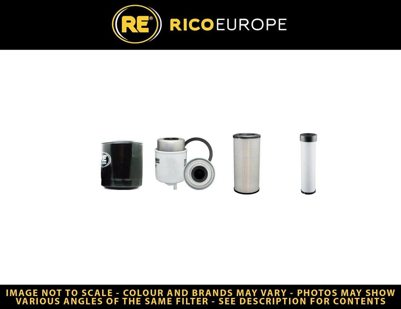 Filter Service Kit Fits RENAULT AGRI CERES 340/X Air Oil Fuel w/DPS Eng ...