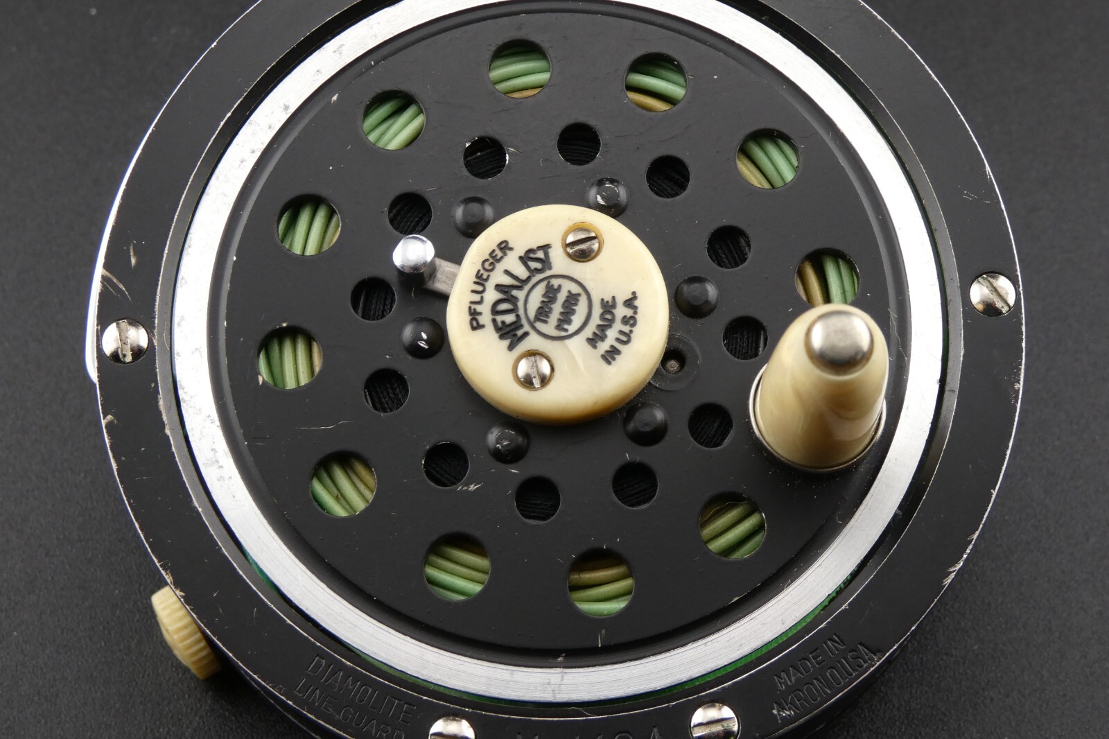 PFLUEGER 1494 MEDALIST SINGLE ACTION FLY REEL Loaded With Fresh Line ...
