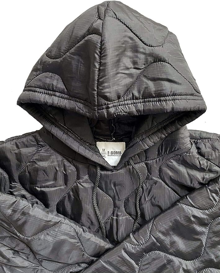 F-Bomb Morale Gear - Camo Woobie Hoodie - Lightweight Nylon Tactical ...
