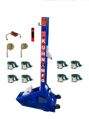 The Kuhn Power Pull Pulling Post with 8 Anchor Pots | Made In USA | 1 ...