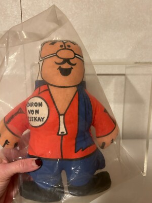 NIP Vintage BARON VON ESSKAY Meats Advertising Plush 11" Doll | eBay