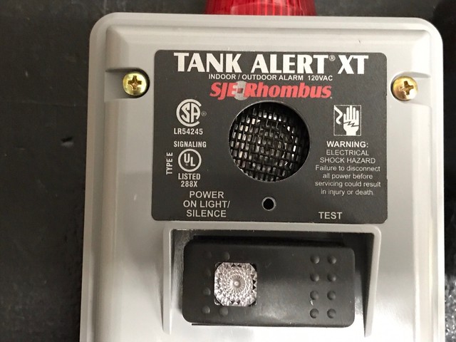 SJE Rhombus Tank Alert XT High Water Level Septic Alarm for sale online ...