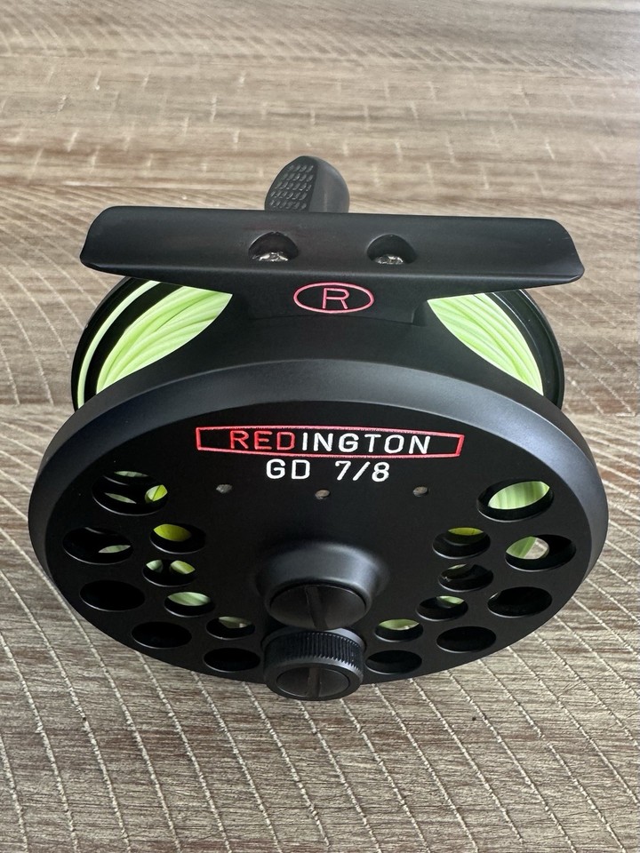 Clean Redington GD 7/8 wt Fly Reel w/SA Mastery Fly Line (not Sage ...