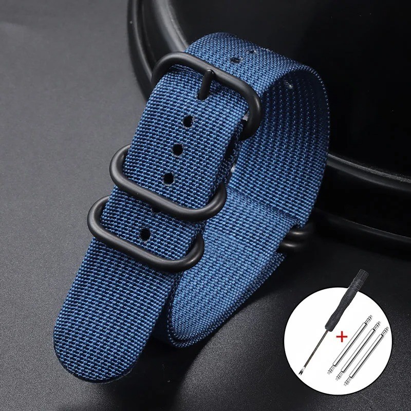 18mm 20mm 22mm 24mm Ballistic Durable Military Nylon Wrist Watch Band ...
