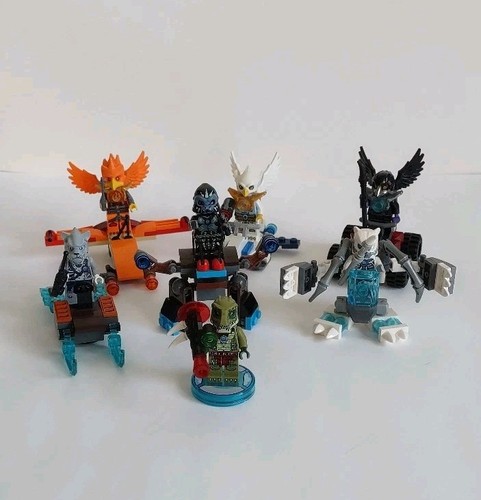 LEGO Legends of Chima Collection: 6 Vehicles & 7 minifigures 2012 loose ...