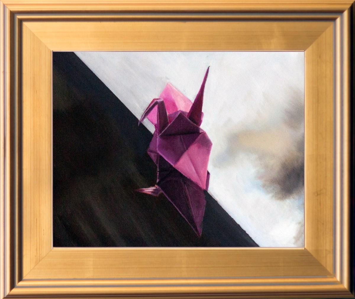 Origami Crane Paintings