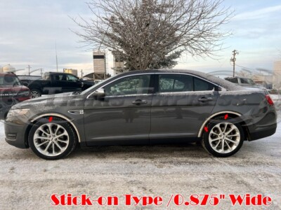2010-2019 Ford Taurus Fender Wheel Well Lip Trim Stainless Stick-On 6Pc ...