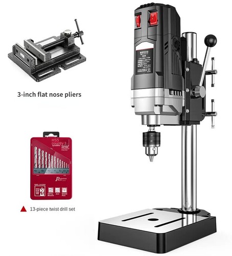 Small Bench Drill Home 220V High-precision Drilling Machine Milling ...