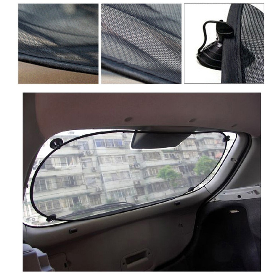 Car Rear Window Screen Mesh Sun Shade Cover Windshield Sunshade Visor ...