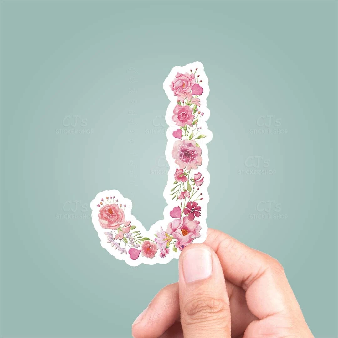 The Letter J In Pink