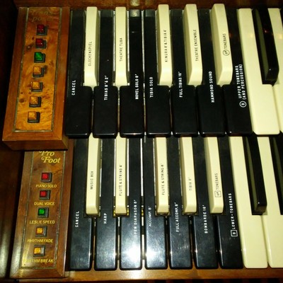 Hammond Organ Preset Labels