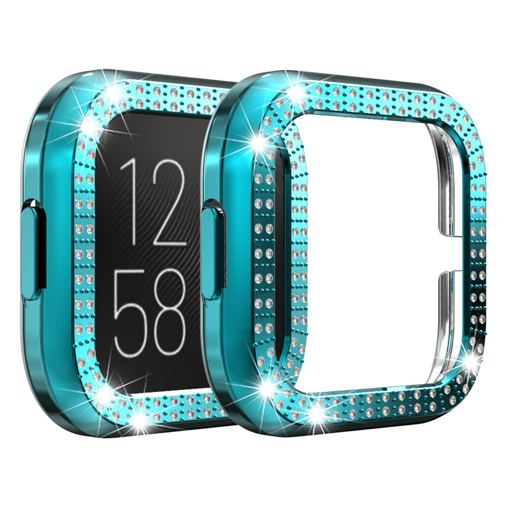New For Fitbit Versa 2 2019 Watch Cover Bling Crystal Rhinestones ...