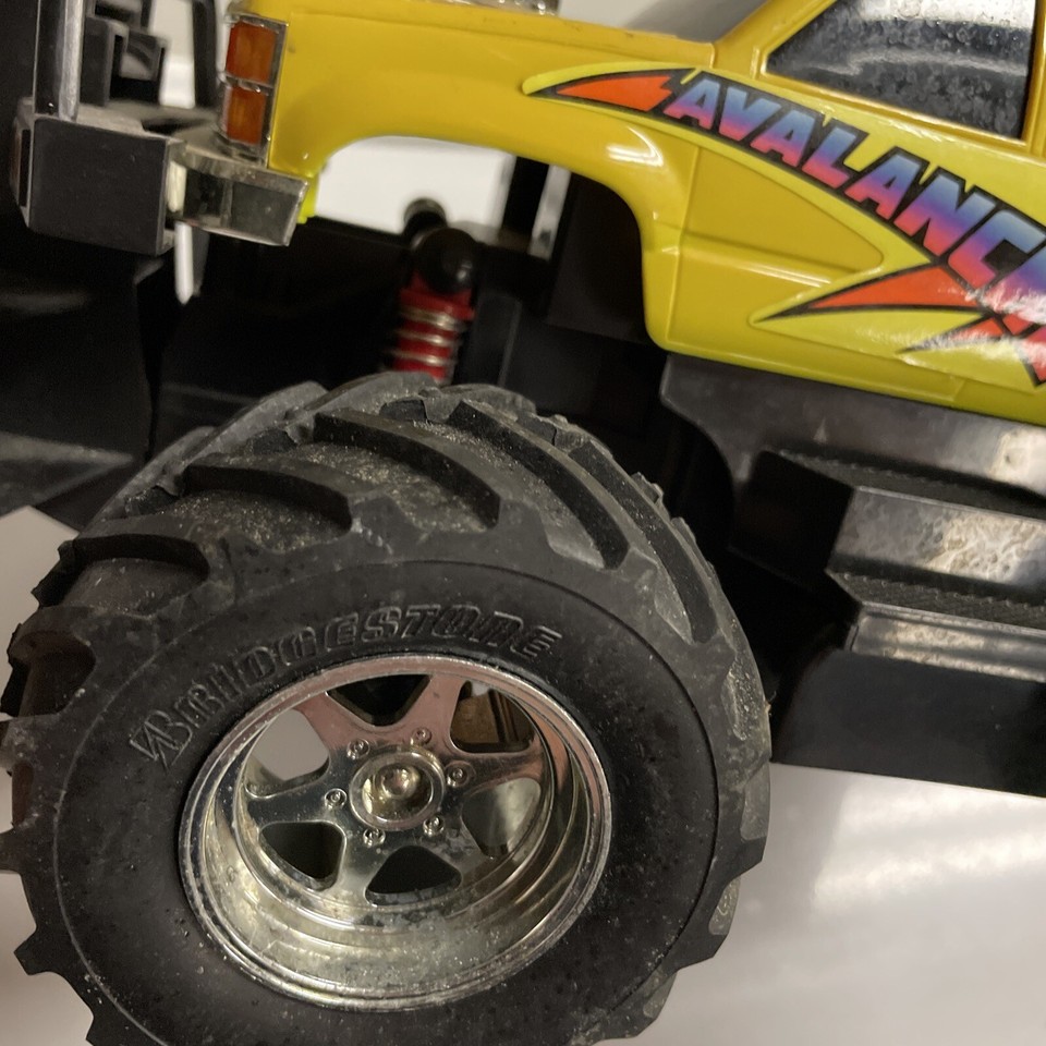 Vintage RC Baja Chevy Truck Nikko Avalanche Rare No Remote Control 4x4 ...