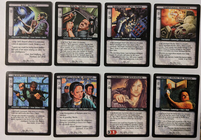 Battletech CCG TCG Card Game 8x RARE Command Subterfuge Cards, Limited ...