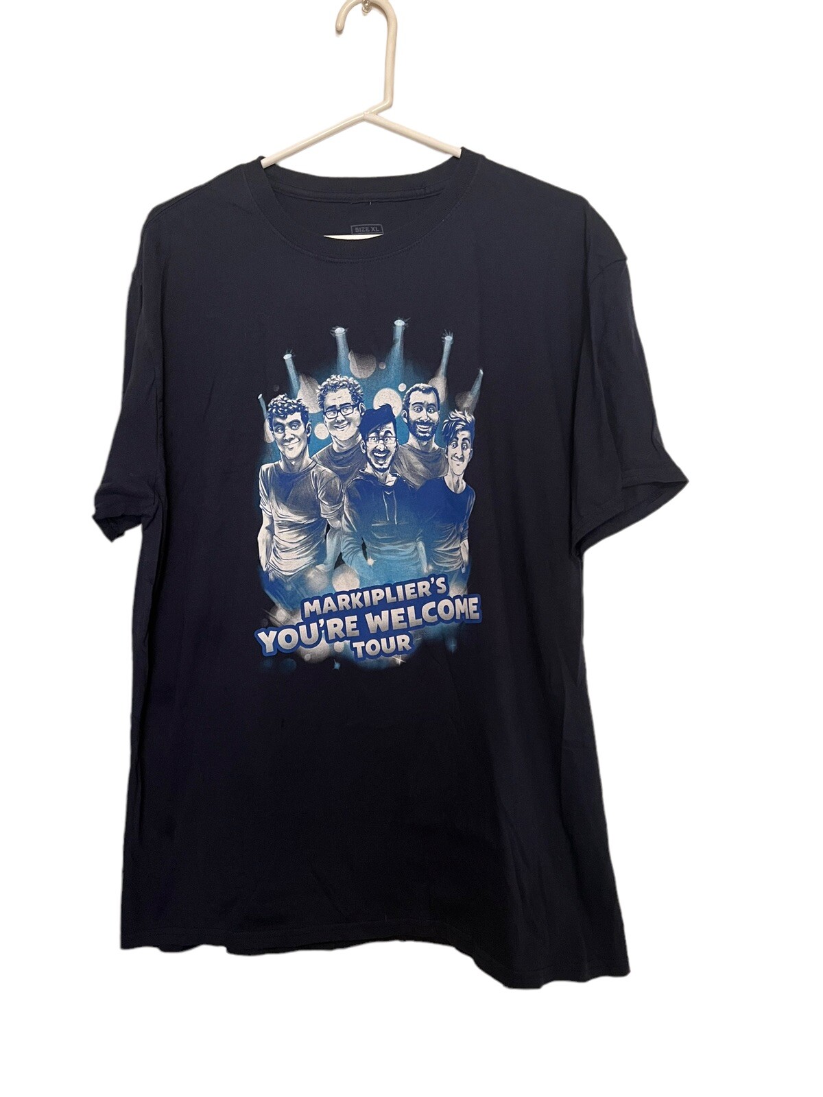 Markiplier’s You’re Welcome Comedy Tour T Shirt Blue XL YouTube Gamer ...