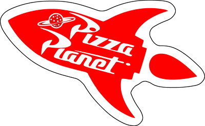 Pizza Planet Rocket Sticker Decal | eBay