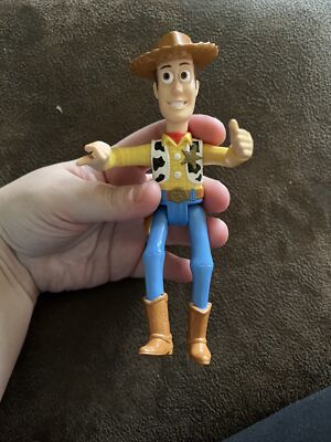 1996 Woody from Toy Story 5.75" Action Figure Missing Rope Lasso ...