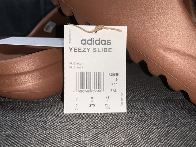 Adidas Yeezy Slide Flax 2022 Men’s US Size 9 (UK 9) FZ5896 SHIPS FAST ...