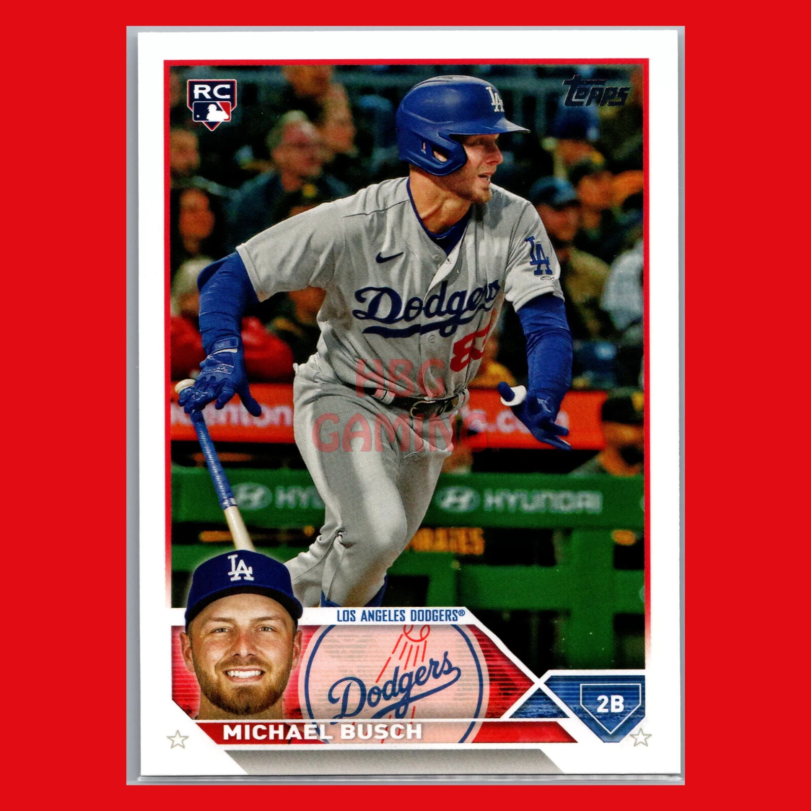 Rookie Baseball Card | US256 Michael Busch RC - 2023 Topps Update Base ...