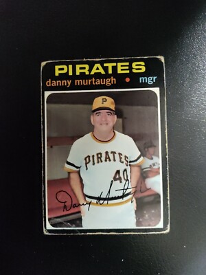 1971 Topps Baseball #437 Danny Murtaugh Pittsburgh Pirates - read ...