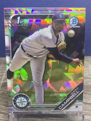 ISAIAH CAMPBELL 2019 Bowman Chrome Prospect SAPPHIRE REFRACTOR #BDC11 ...