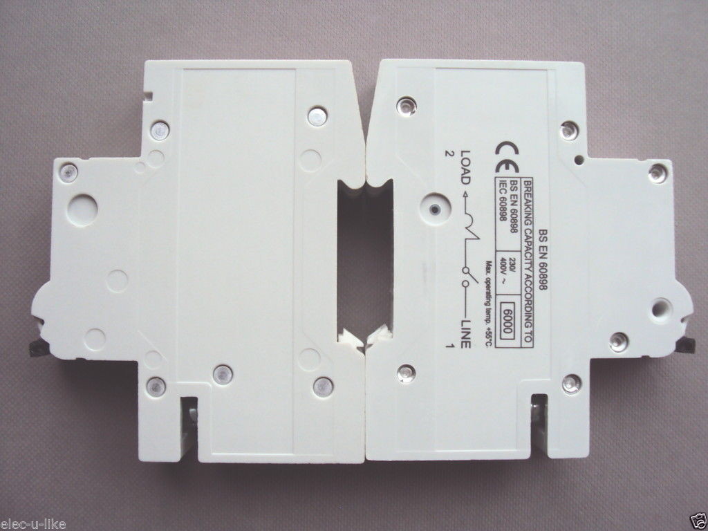 WYLEX NHX TYPE B MCB 6 10 16 20 32 40 50 AMP SP BSEN 60898 CIRCUIT ...