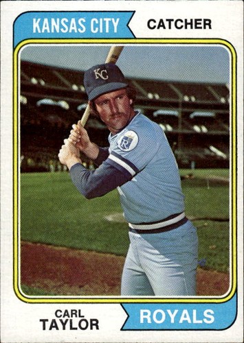 1974 Topps Carl Taylor #627 Kansas City Royals | eBay