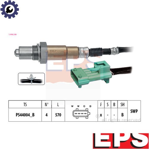 LAMBDA SENSOR 1.998.246 FOR PEUGEOT 508/II/SW 5008 3008/SUV/MPV 308/CC ...