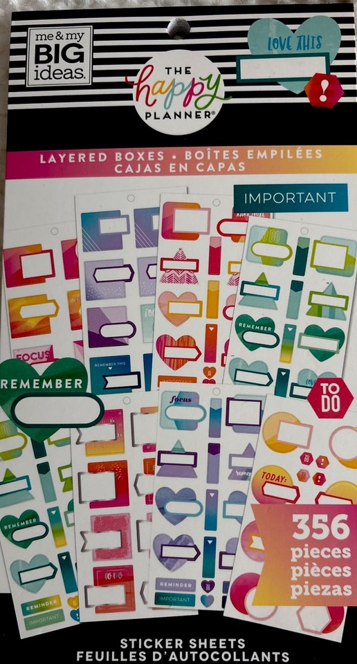 Happy Planner Sticker Books 4 New Included | eBay