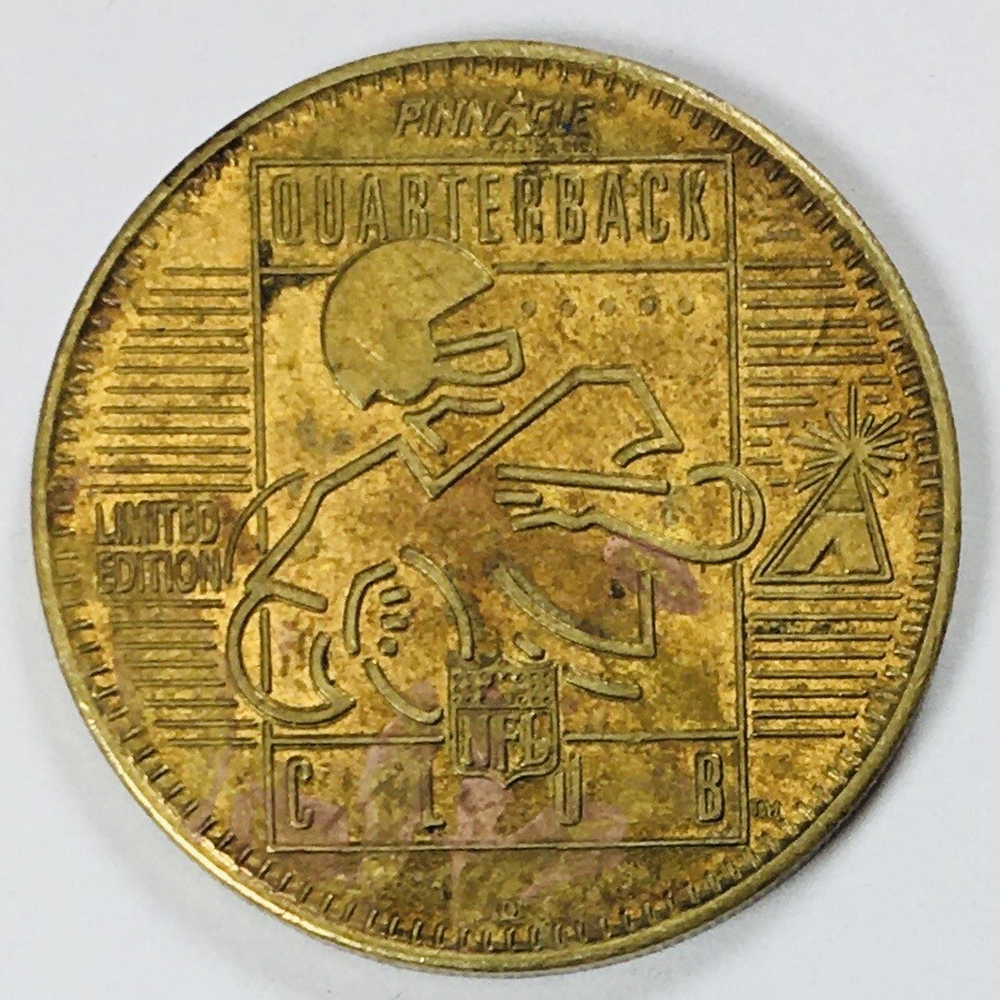 Barry Sanders Pinnacle Quarterback Club Detroit Lions Coin Token | eBay