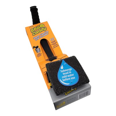 Scrub Daddy BBQ Daddy Grill Brush Bristle Free Steam Cleaning Scrubber ...
