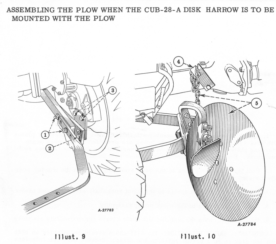 McCormick CUB-152 Manual Farmall Cub Belly Mid Mount Disc Turning Plow ...