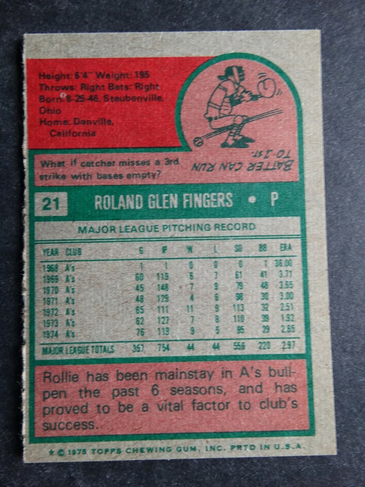 1975 Topps Mini Baseball Cards Complete Your Set U You Pick From List 1 ...