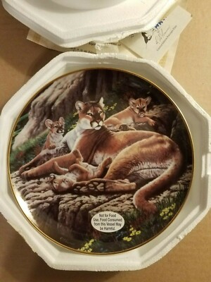 Alpine Antics by RS Finney Collector's Plate - The Endangered Kingdom ...