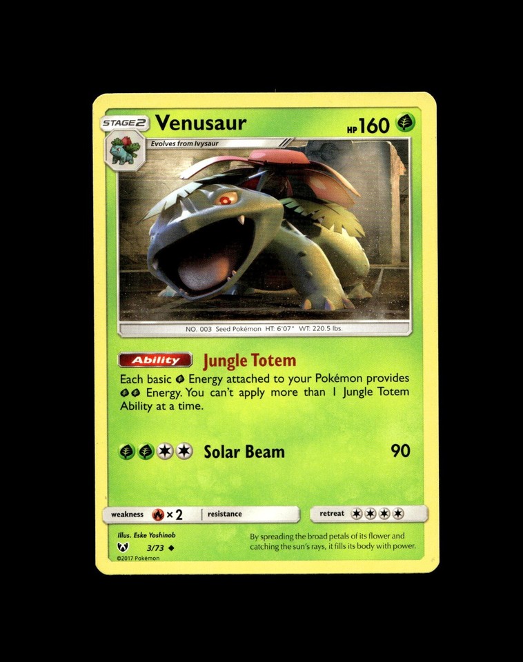 Bulbasaur Ivysaur Venusaur Pokemon Card! Holo/Reverse Holo EX VMAX Rare ...