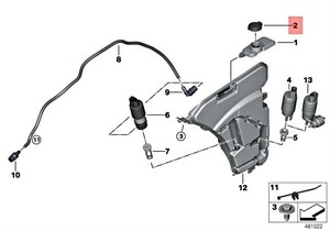 Genuine BMW Alpina M5 B7 F90 G11 G12 G14 G15 Cover For Filler Pipe ...