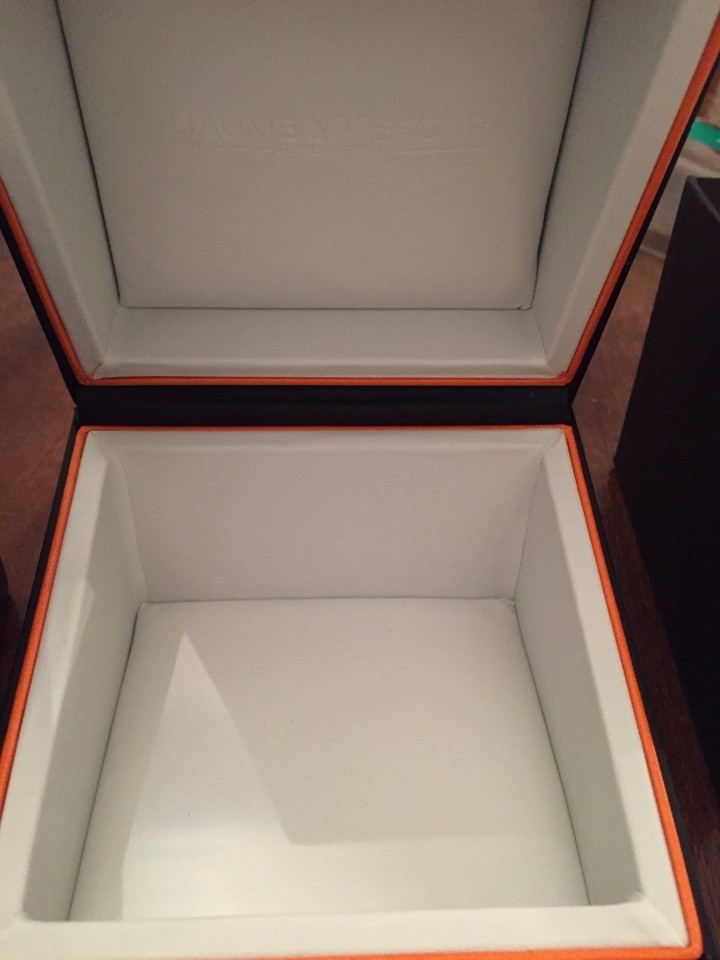 NEW Baume & Mercier Empty Watch Box | eBay