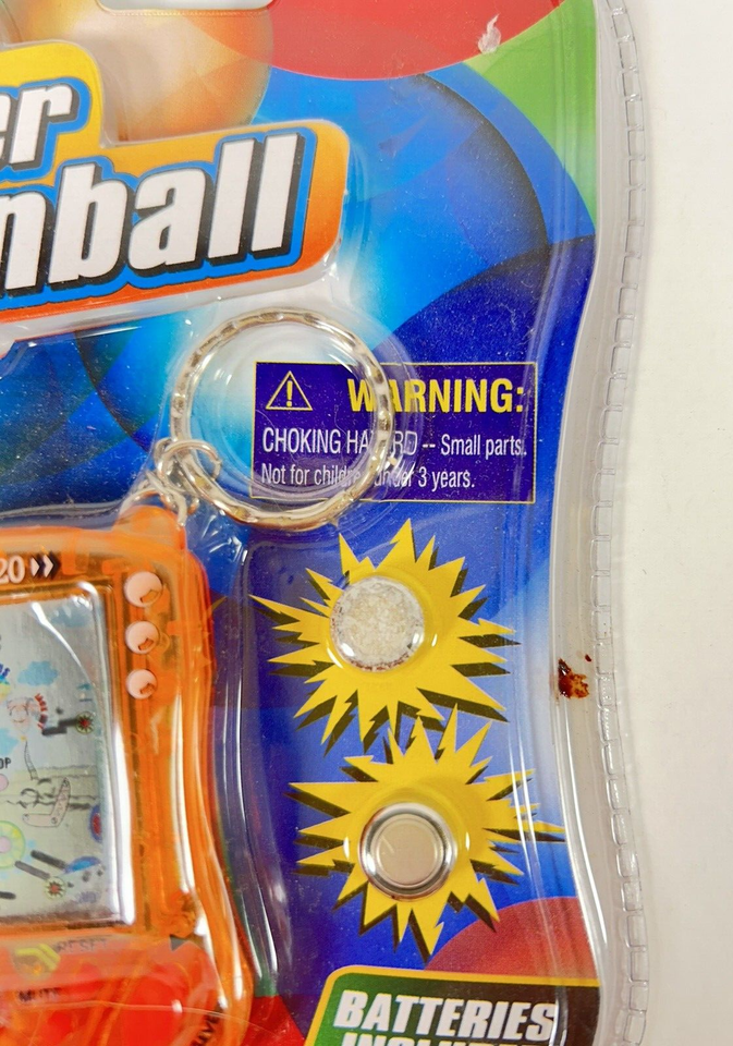 Super Pinball Electronic Keychain Mini Travel Game 2003 - Factory ...