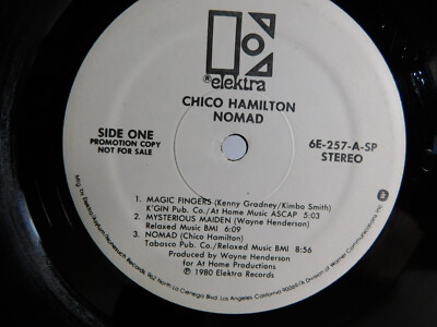 Chico Hamilton – Nomad 1980 12" LP PROMO 6E-257 | eBay